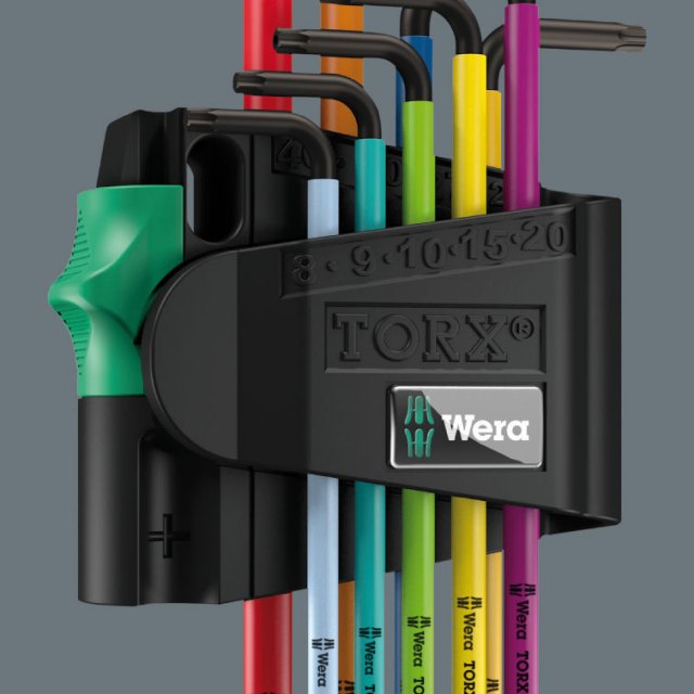 Wera 967/9 TX BO Multicolour 1 L-key set - Torx/Hex Key - TF Tuned